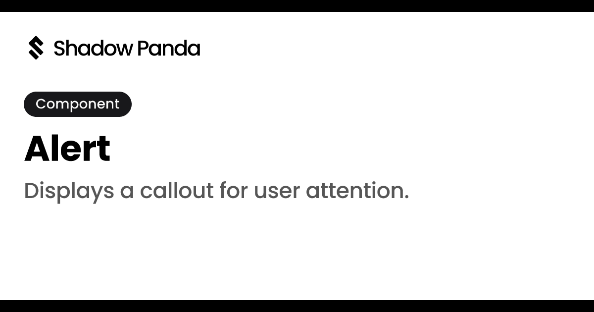 Alert | Shadow Panda