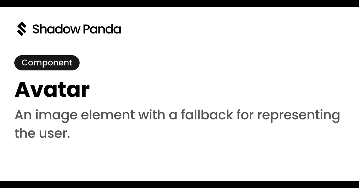 Avatar | Shadow Panda