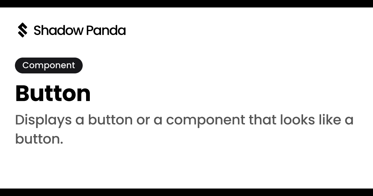 Button | Shadow Panda