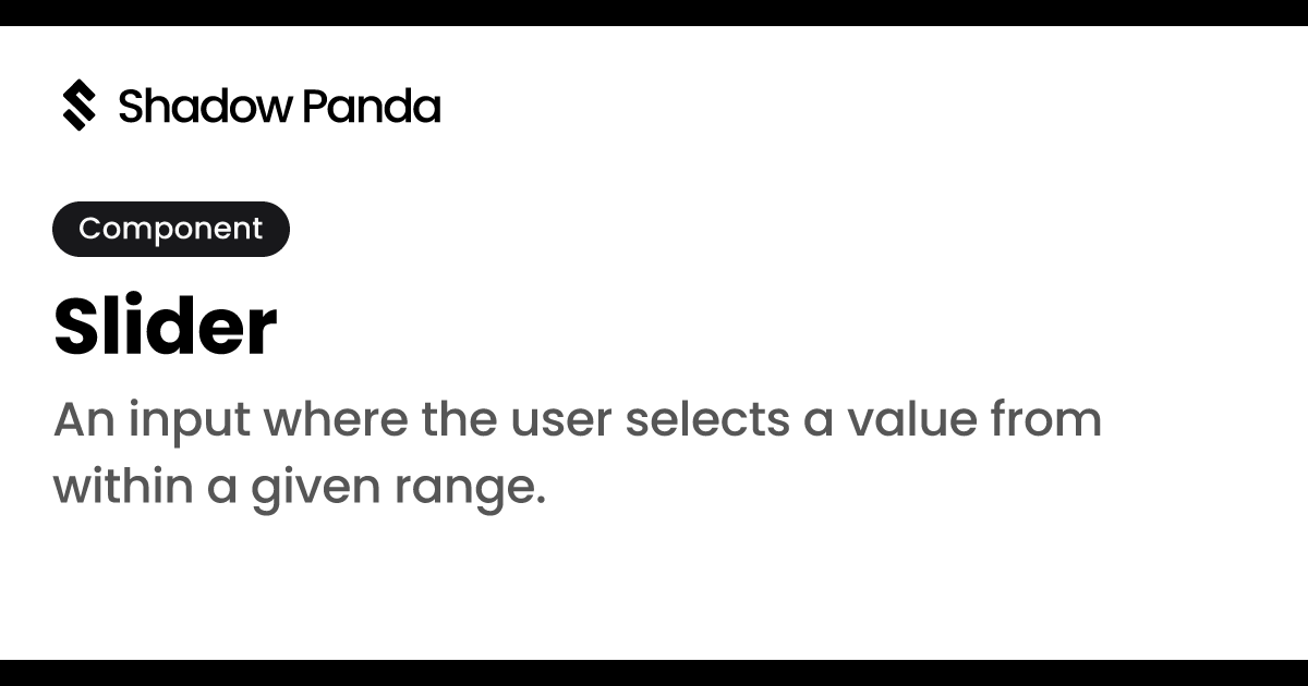 Slider | Shadow Panda